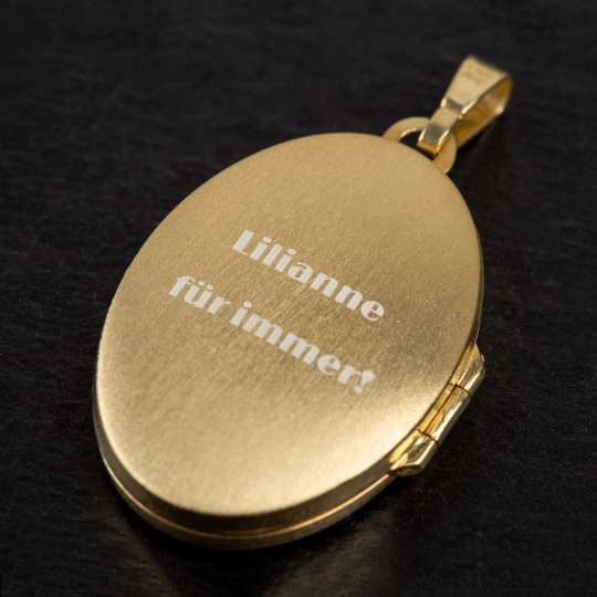 Medaillon (Kette mit Bild / Foto & mit Gravur): große Auswahl