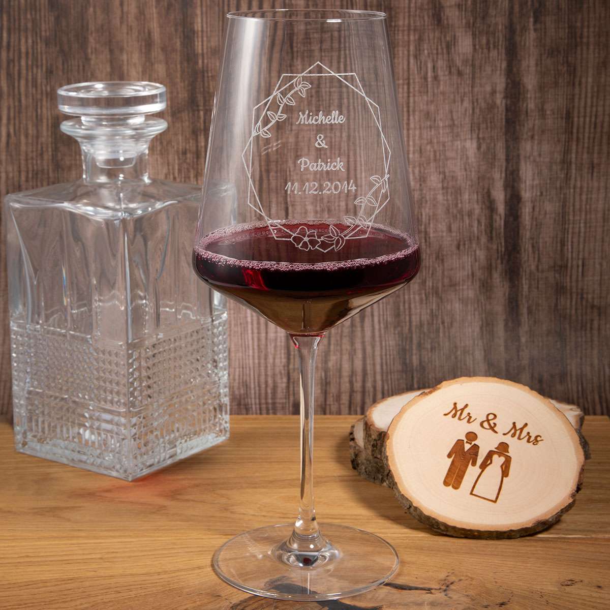 LEONARDO Rotweinglas mit Gravur "Puccini" - Für gemütliche Abende!